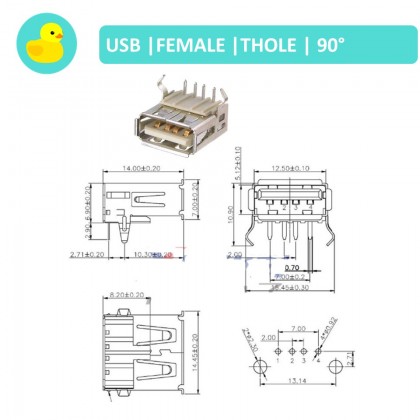 micro usb plug dimensions